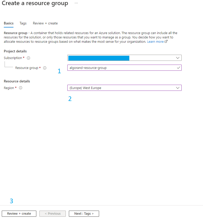 Run Algorand Indexer using Azure Portal | Algorand Developer Portal